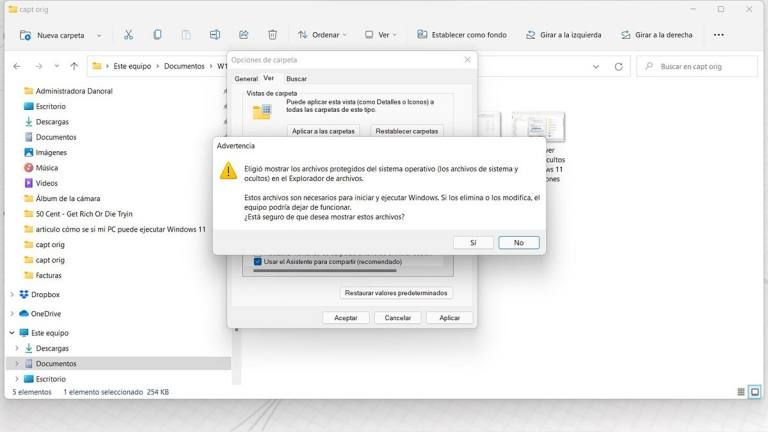Cómo ver archivos ocultos en Windows 11