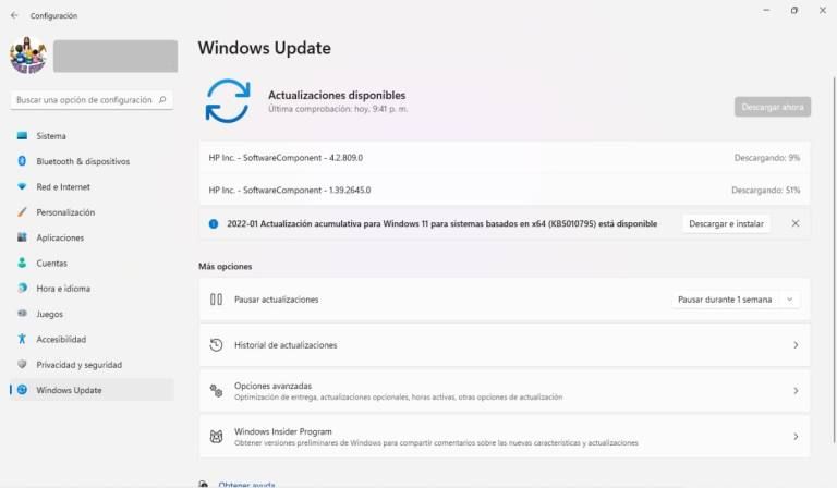 Cómo instalar todas las actualizaciones en Windows 11