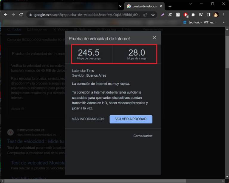 Cómo medir la velocidad de tu conexión a Internet en Windows 11