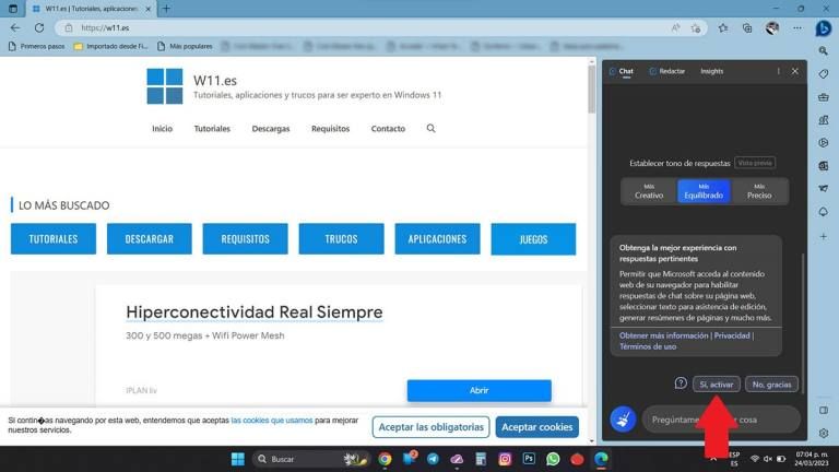 Cómo probar Copilot de Bing con ChatGPT en Microsoft Edge