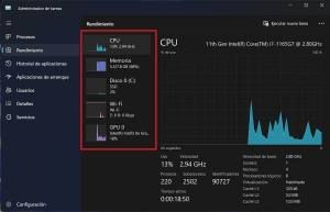 Cómo ver el rendimiento de un ordenador en Windows 11
