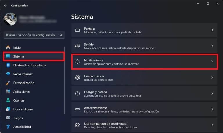 Cómo desactivar todas las notificaciones en Windows 11