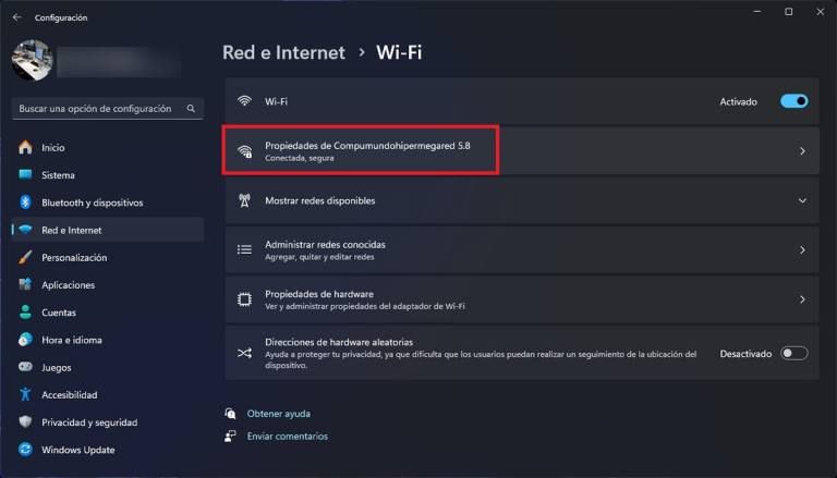 Cómo ver la contraseña de mi WiFi en Windows 11