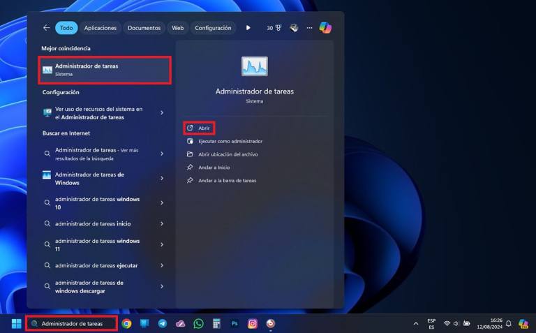 Cómo ver las aplicaciones en segundo plano en Windows 11