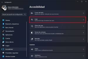 Cómo activar y usar la lupa en Windows 11
