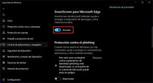 Cómo desactivar SmartScreen en Windows 11