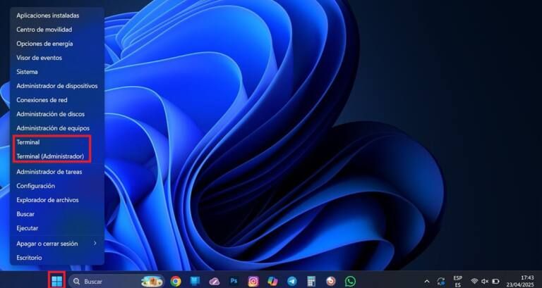 Cómo abrir el Terminal en el arranque de Windows 11